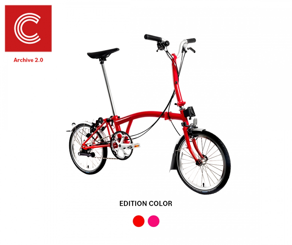 2024 브롬톤 C라인 아카이브 에디션( M6L) - 로켓레드